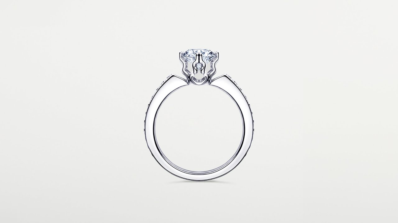 Qeelin Wulu Crown Engagement Ring - YouTube