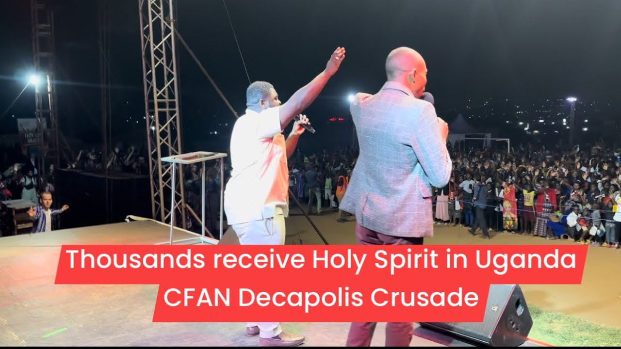 Derek Berchie - Thousands Receive Holy Spirit Baptism CFAN Crusade ...