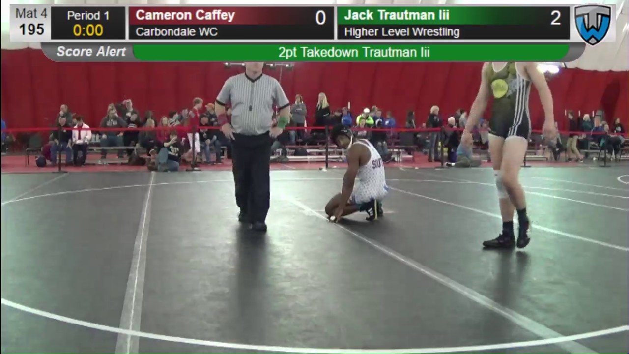 195 Jack Trautman Iii Higher Level Wrestling vs Cameron Caffey ...