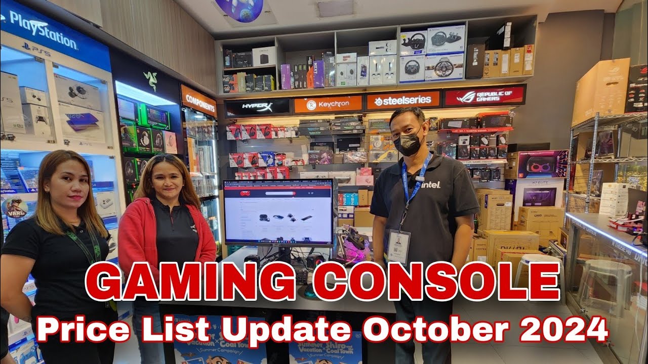 GAMING CONSOLE Price List Update October 2024 | PS5 | Nintendo Switch ...