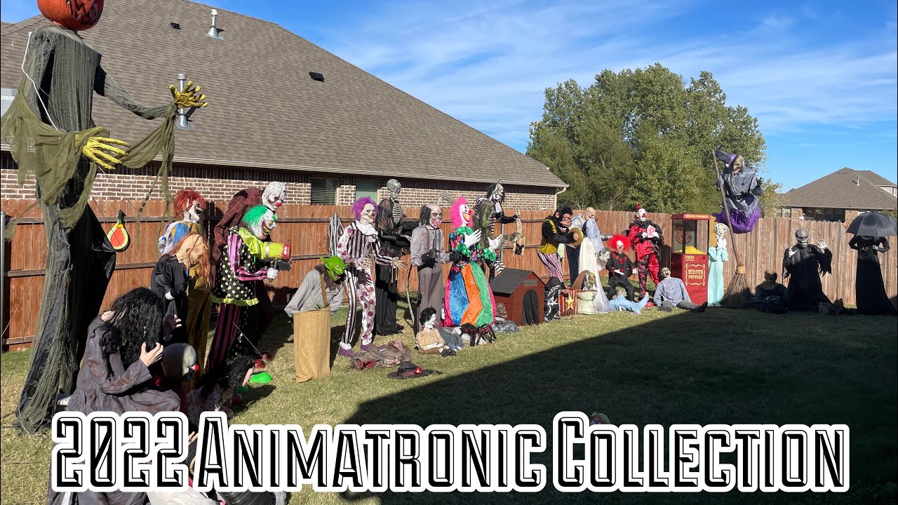 My 2022 Full Halloween Animatronic Collection Video - YouTube