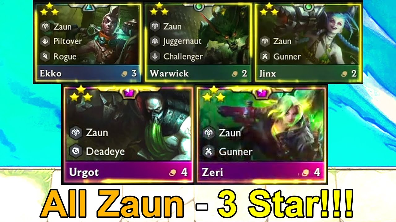 *World's Zaun Comp* All Zaun - 3 Star...?!!! - YouTube