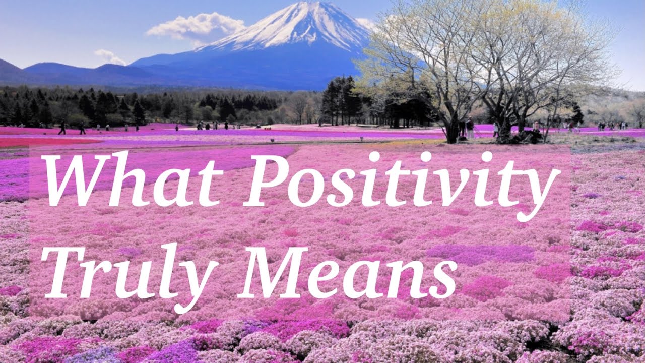 What positivity truly means/ Does your positivity come from fear, a ...