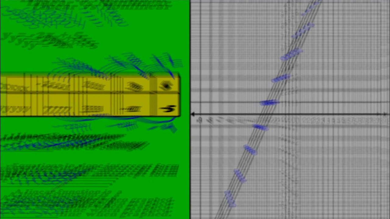 Linear vs Nonlinear Functions - YouTube