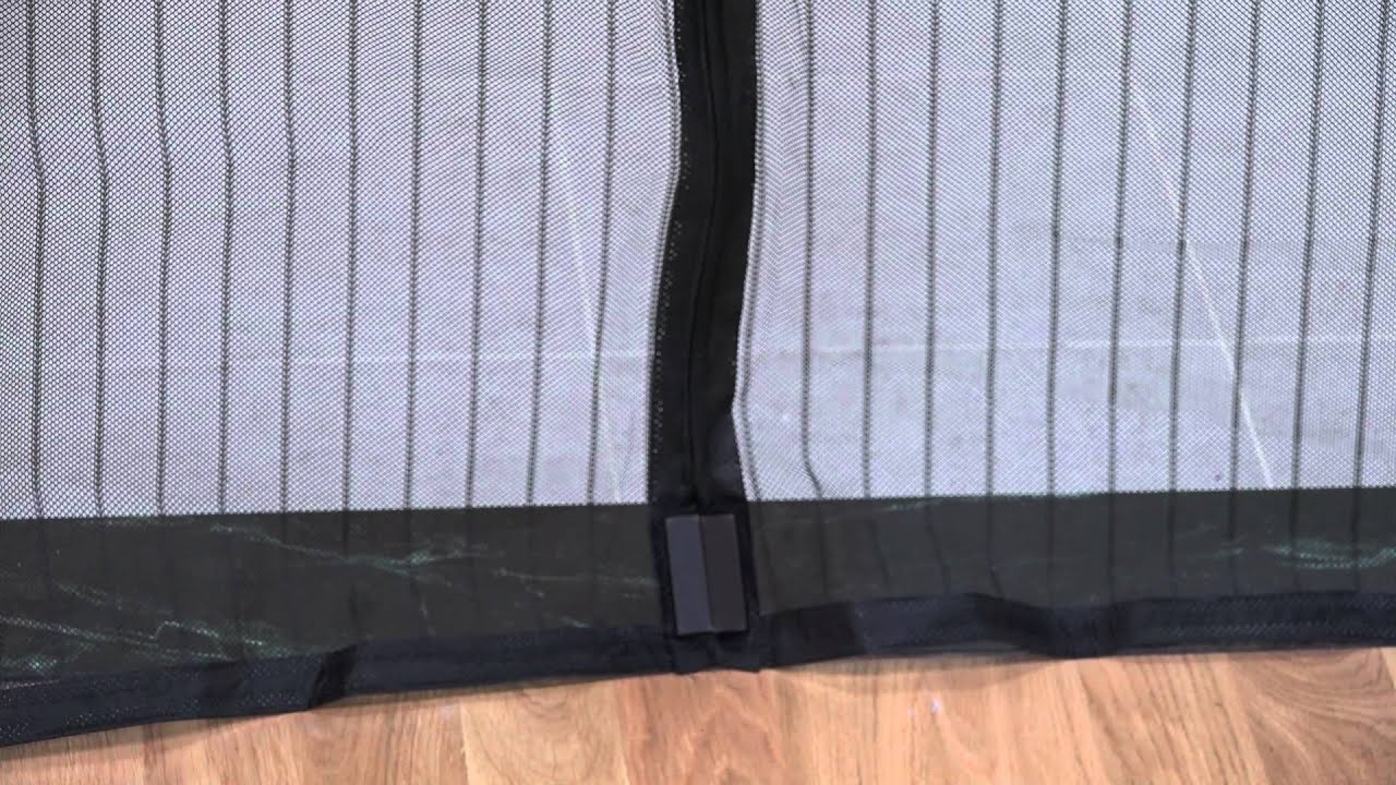 STV236 Snap Shut Door Curtain - YouTube