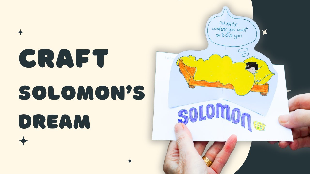 BIBLE CRAFTS | Solomon (1 Kings 3) - YouTube