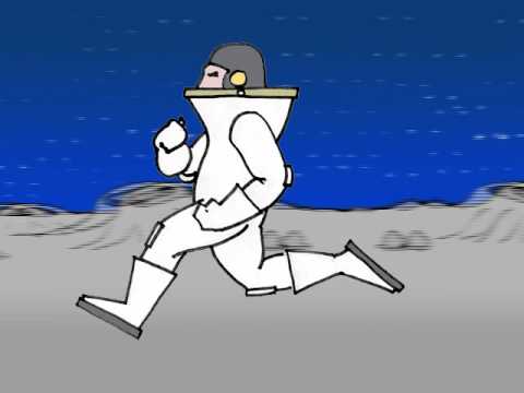 Astronaut Run Cycle - YouTube