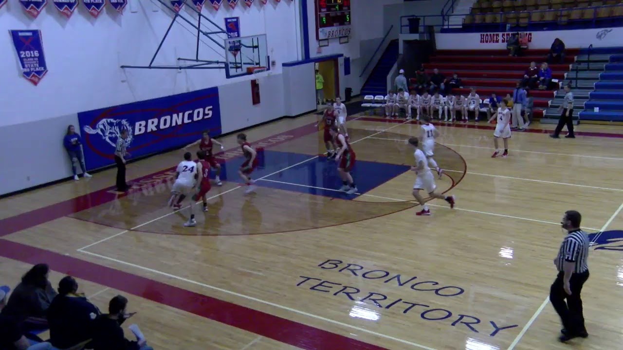 Smith Center Redmen Vs. Russell Broncos MCL basketball - YouTube