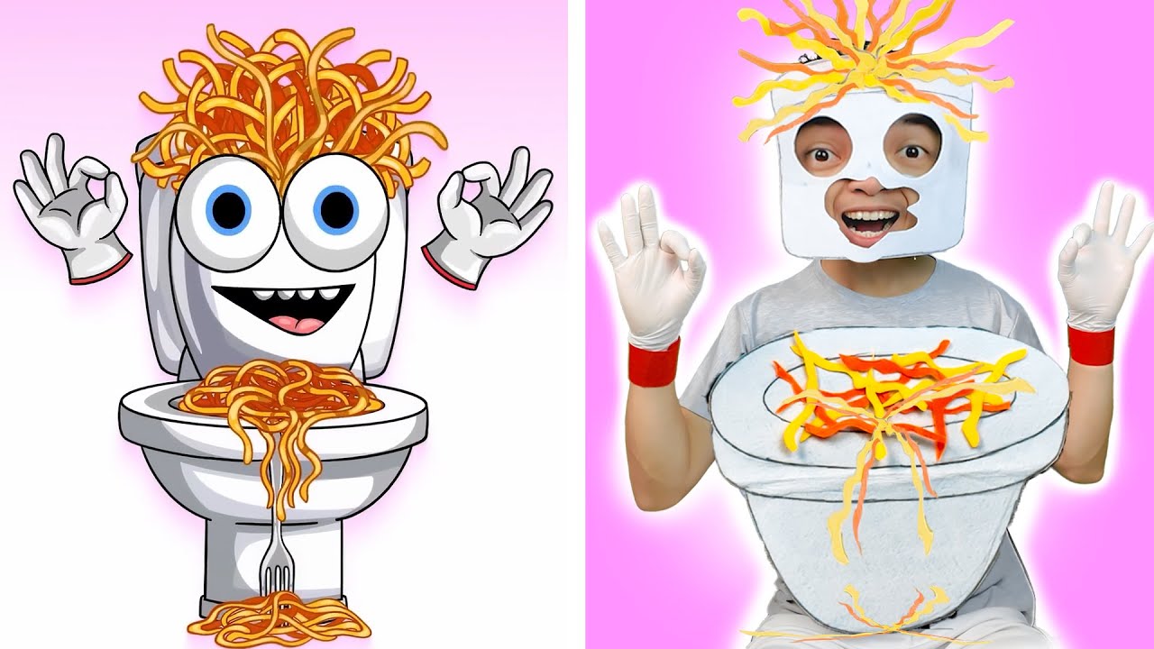 Sprunki Phases 4 OC SPAGHETTI TUALETTI in Real Life #sprunki #brainrot ...