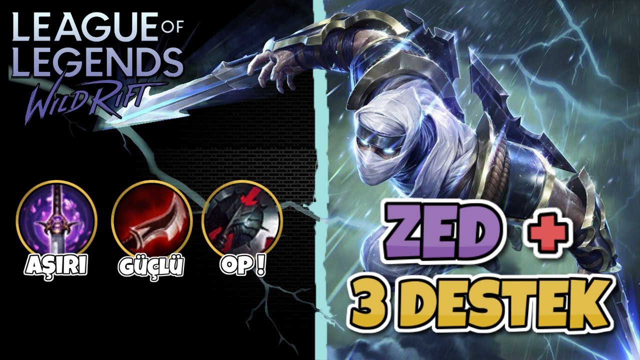 WR: lol Wild Rift Zed Build and Combo - Wild Rift Zed Oynanış - Wild ...
