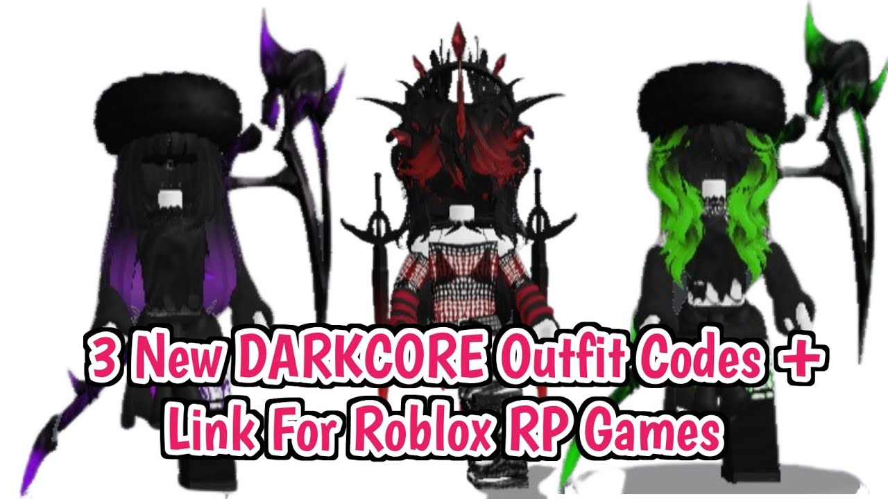 [New 3] Girls DARKCORE Outfits ID Codes + Links For Brookhaven RP ...