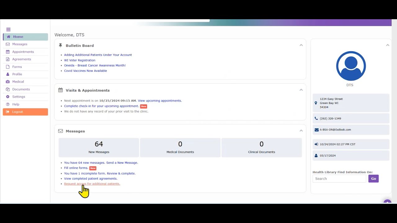 How to Add Patients to Your Portal Account - YouTube