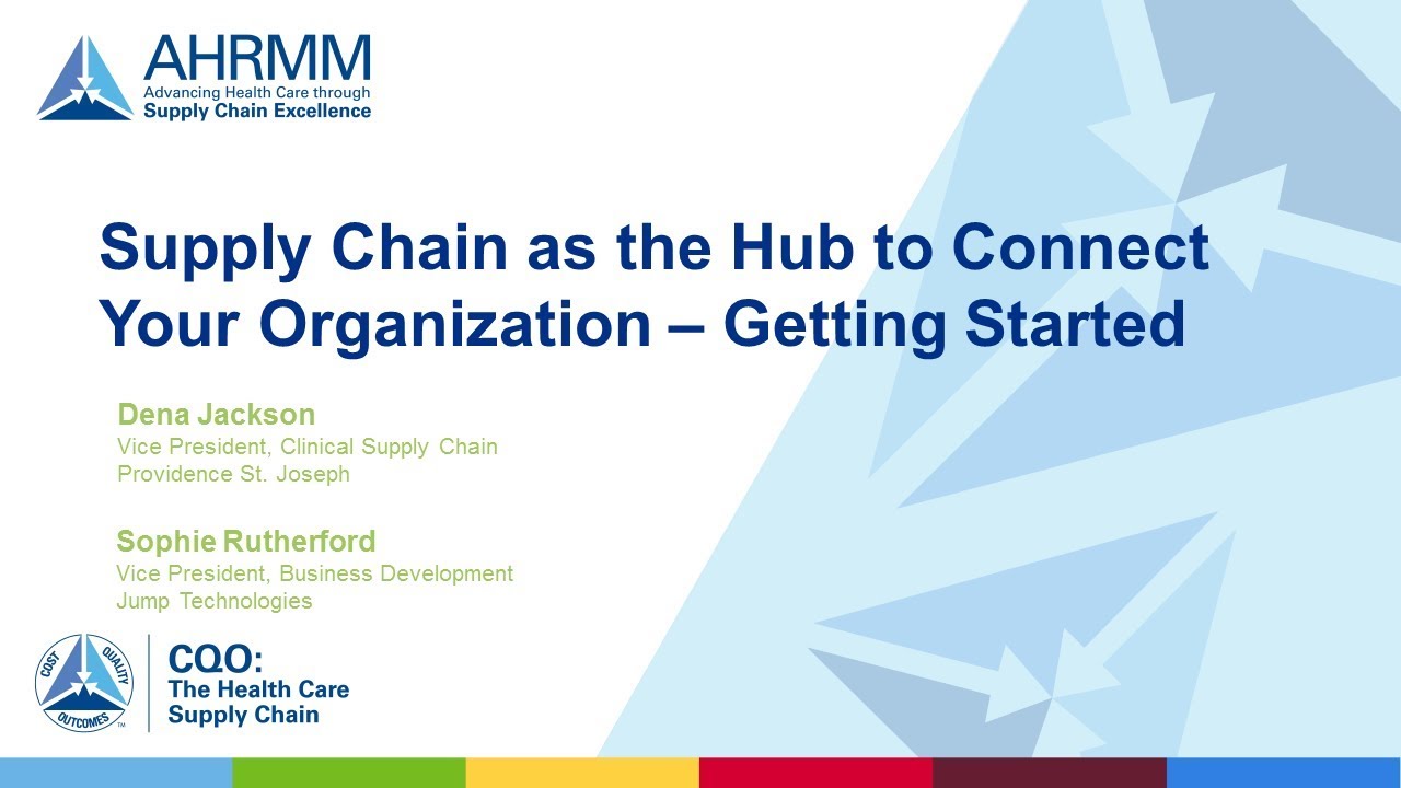 Supply Chain as the Hub to Connect Your Organization – Getting Started ...