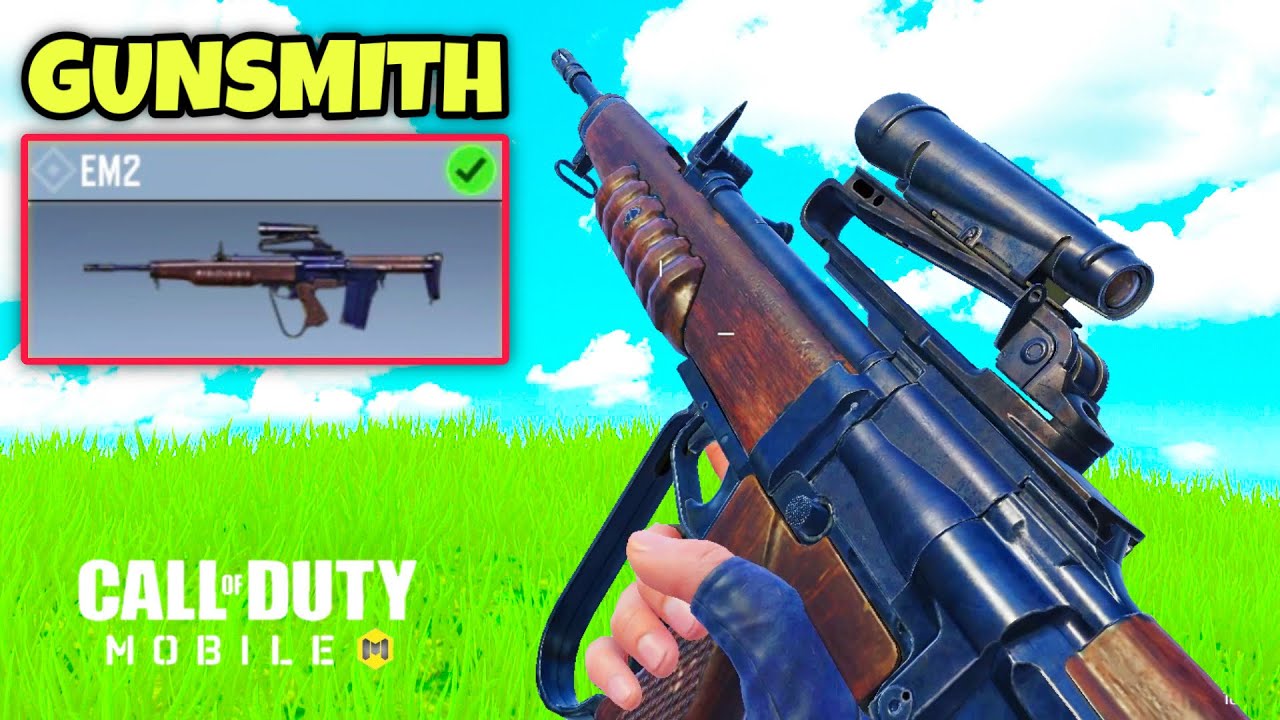 0 RECOIL + HIGH DAMAGE EM2 GUNSMITH FOR BR | EM2 GUNSMITH CODM BR | EM2 ...