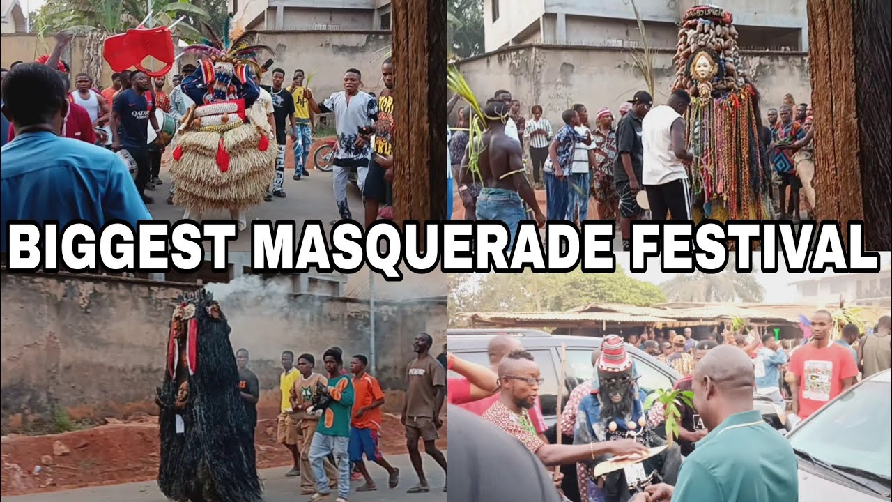 BIGGEST MASQUERADE FESTIVAL (IME UKO) IN THE EASTERN NIGERIA 🇳🇬 VILLAGE ...