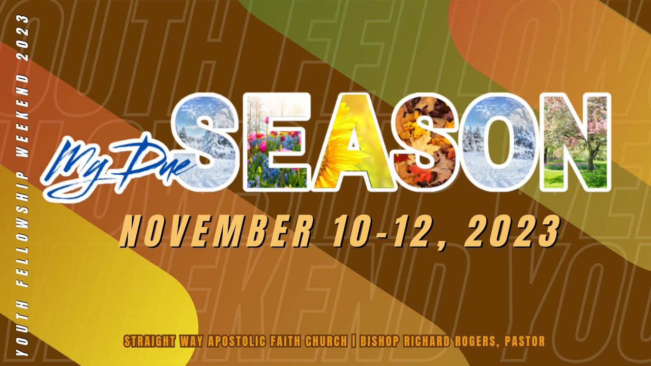 Youth Fellowship Weekend 2023 - YouTube