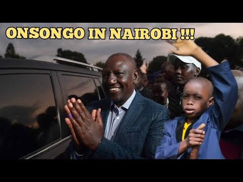 BREAKING NEWS !!! PRESIDENT WILLIAM RUTO RECIEVES ONSONGO IN NAIROBI ...