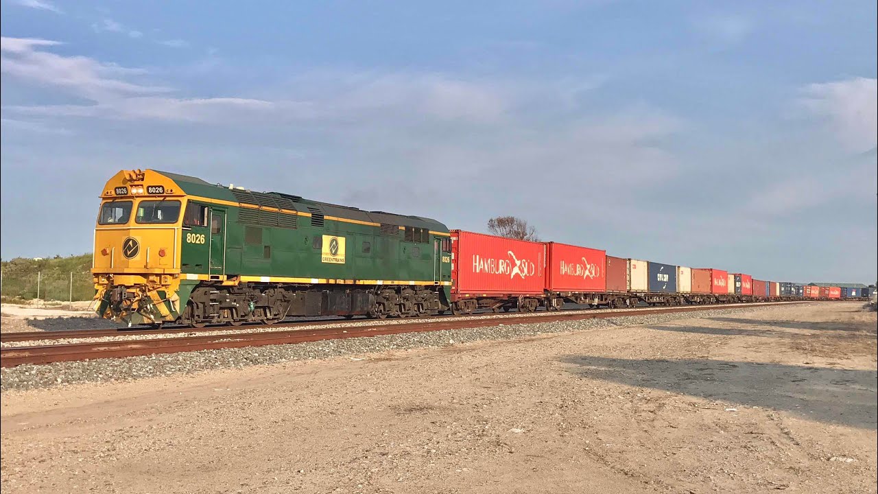 Extra SCT Wine Train 4102S passing Taperoo - YouTube