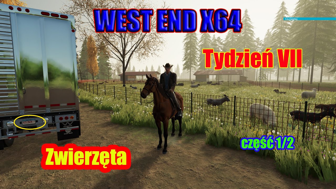West end X64 FS22 zwierzęta - YouTube