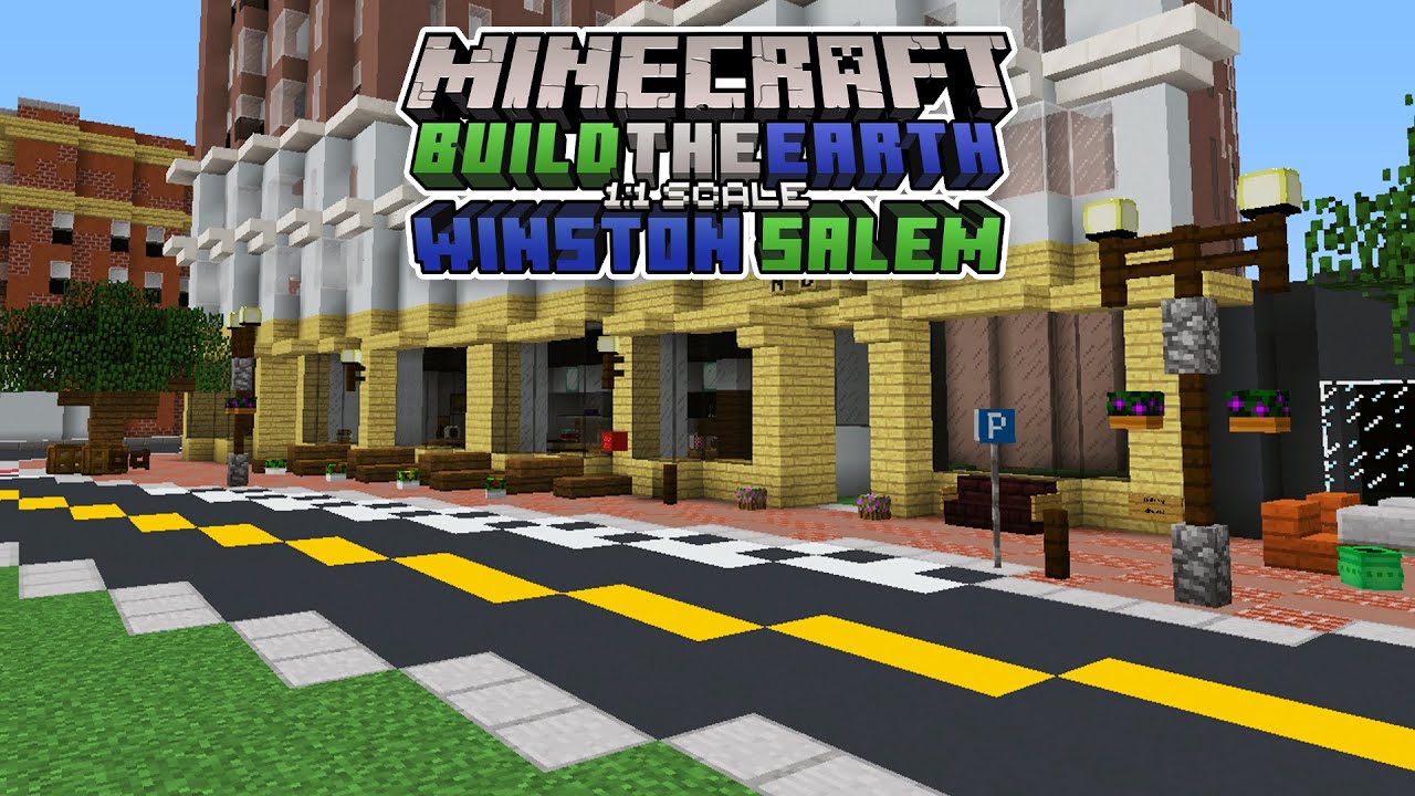 Streets and Sidewalks Tutorial | Minecraft Build the Earth: Winston ...