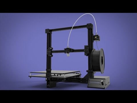 Micromake C1 3D Printer Working - YouTube