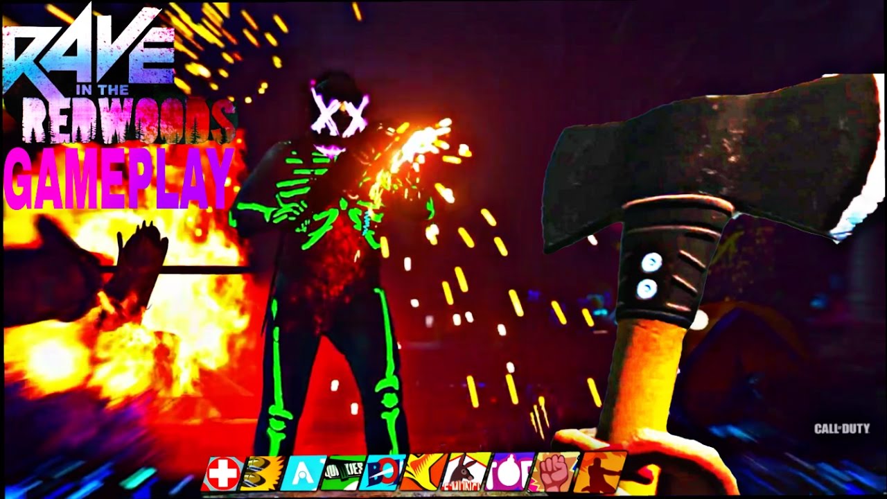 INFINITE WARFARE ZOMBIES DLC #1 'RAVE IN THE REDWOODS' NEW GAMEPLAY ...