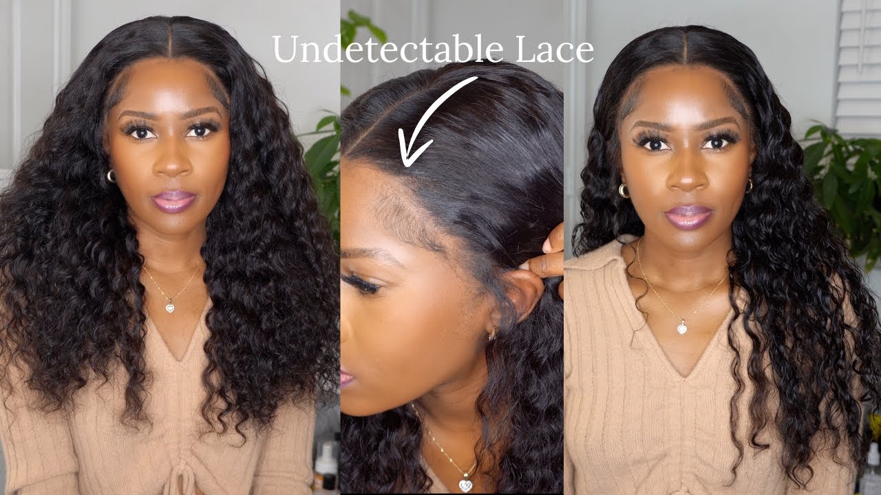 Deep Wave Middle Part Wig With REAL Hairline Out!! This Wig Come's ...