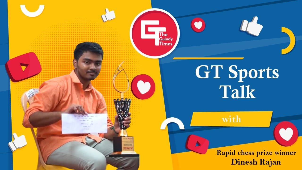 GT's Sports talk with Dinesh Rajan Rapid Chess Prize winner - YouTube
