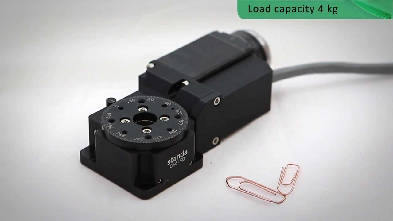 Small Motorized Rotation Stage - YouTube