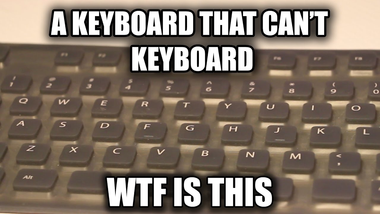 The Worst Keyboard in the World? So terrible... - YouTube