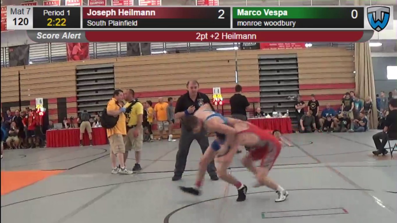 2025 Junior Men 120 Joseph Heilmann South Plainfield vs Marco Vespa ...