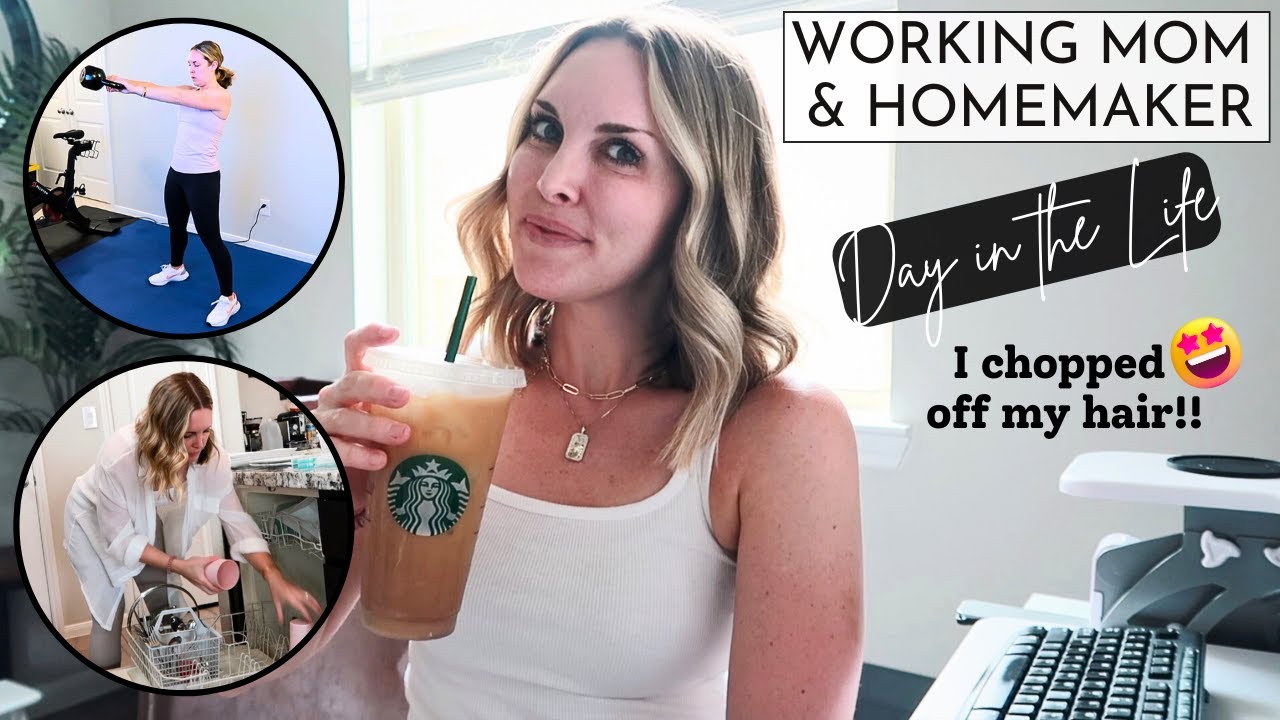 Day in the Life of a Working Mom & Homemaker | Work from Home Mom ...
