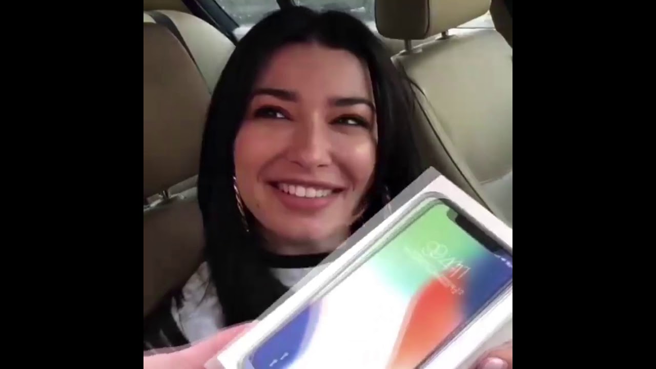 Отсосала свой подарок iPhoneX - YouTube