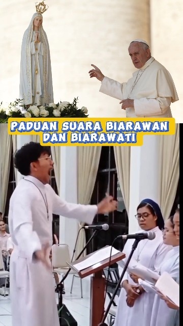 Paduan Suara Biarawan Biarawati #chatolic #avemaria #katolik #merdu #paduansuara - YouTube