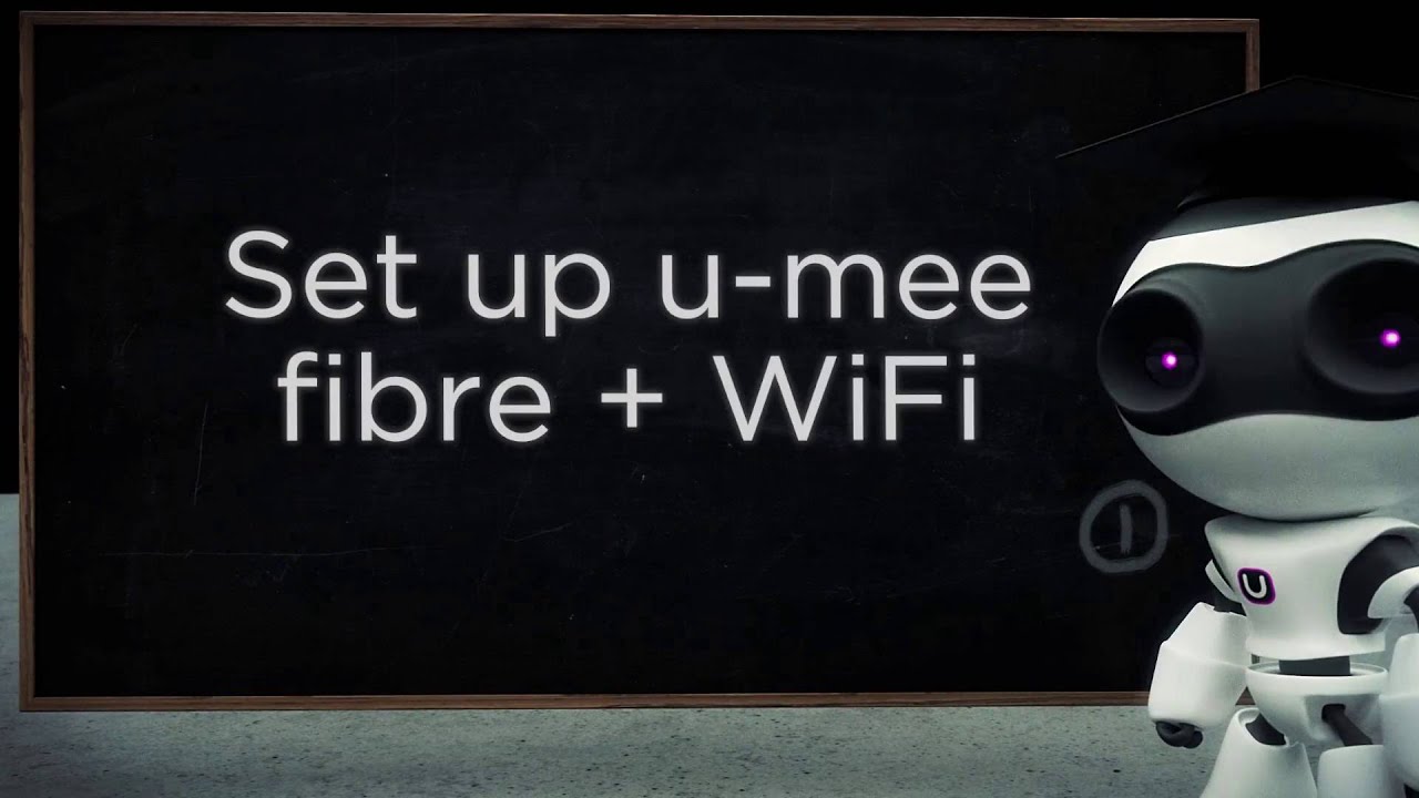 How to set up u-mee fibre broadband + Wi-Fi - YouTube