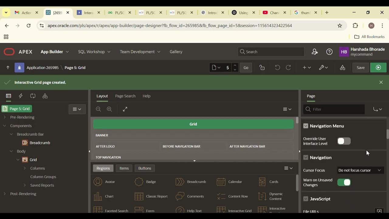 Interactive Grid Report - YouTube