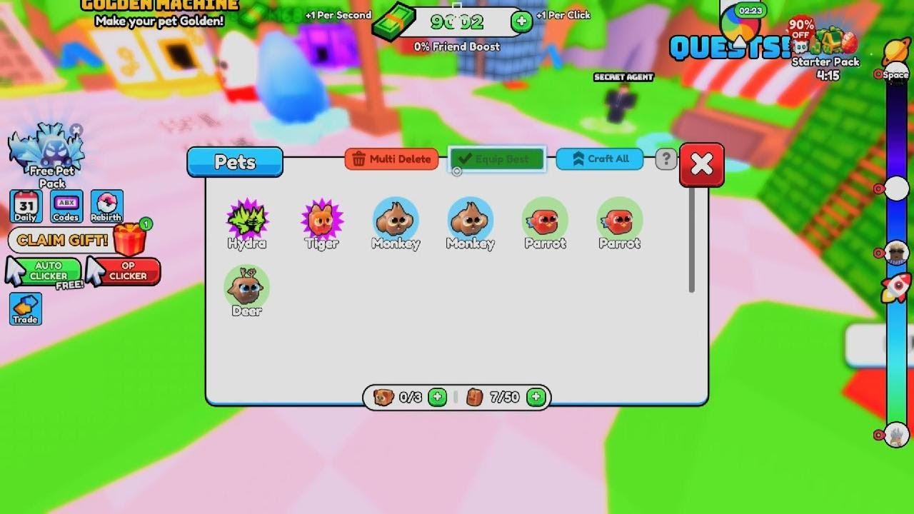 Playing every click you get 1 +richer with my youtuber friend - YouTube