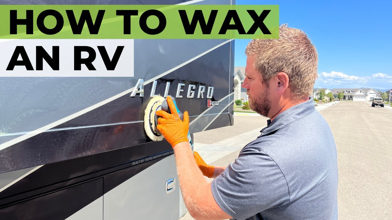 How to Apply Wax On a Painted RV - YouTube