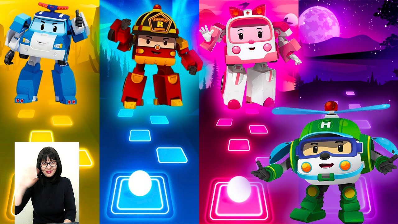 Robocar Poli vs Robotruck Roy vs Robowan Amber vs Robocopter Helly ...
