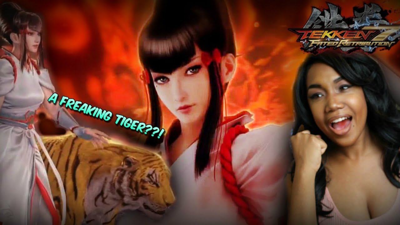 TEKKEN 7!! KAZUMI IN ARCADE MODE?!!! SHE HAS A TIGER?! - YouTube