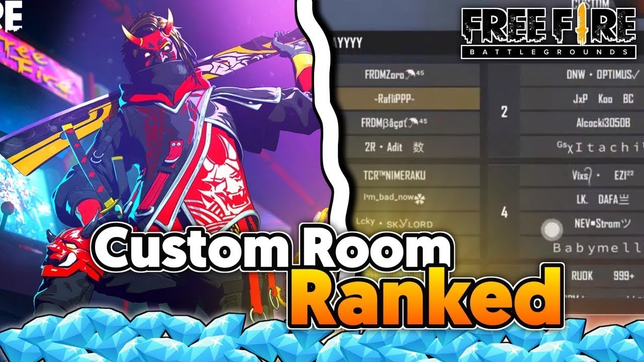 FREE FIRE CUSTOM ROOM SKUYY - YouTube