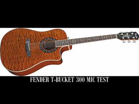 Fender T-Bucket 300 mic test - YouTube