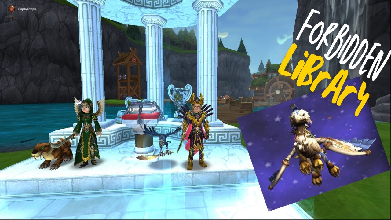 Wizard101 WE enter the forbidden LIBRARY!!! secret boss!?!! - YouTube