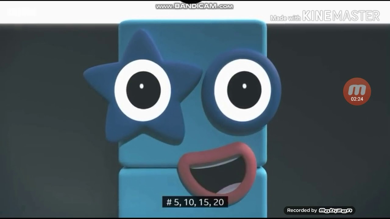 Numberblocks - 50 (Fifty) ft. 10 Fives & 5 Tens - YouTube