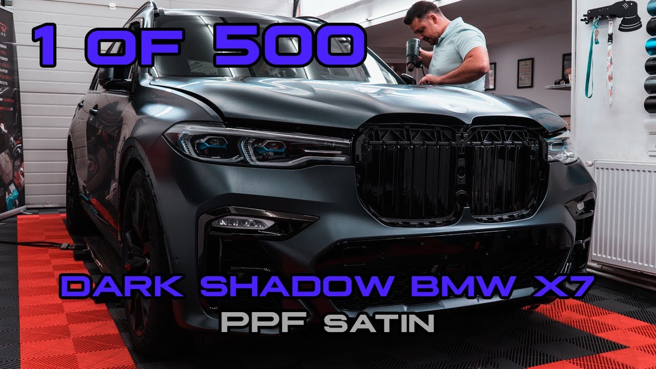 1 of 500 DARK SHADOW BMW X7 CAME FOR A WRAP - YouTube