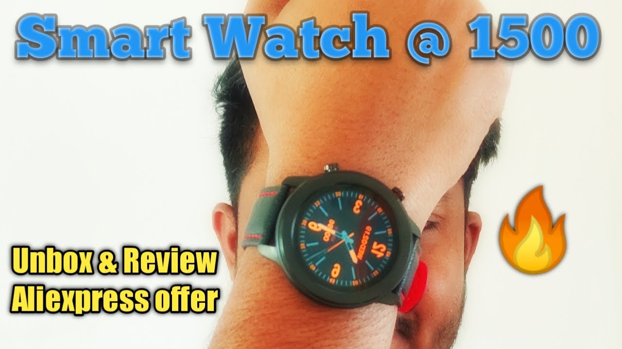 Unboxing & Review Of Cheapest Smart Watch || Aliexpress Smart Watch ...