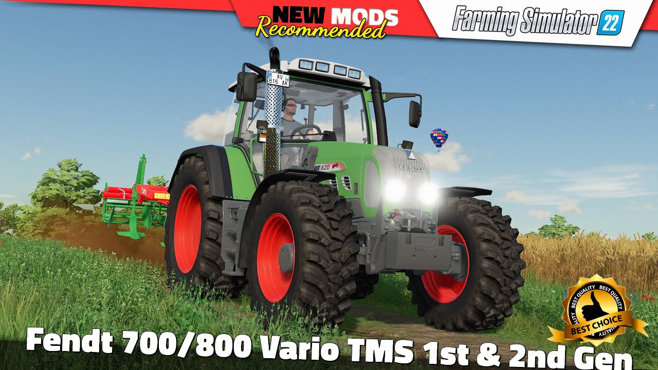 FS22 | FENDT 700/800 Vario TMS 1st & 2nd Gen - Farming Simulator 22 New ...