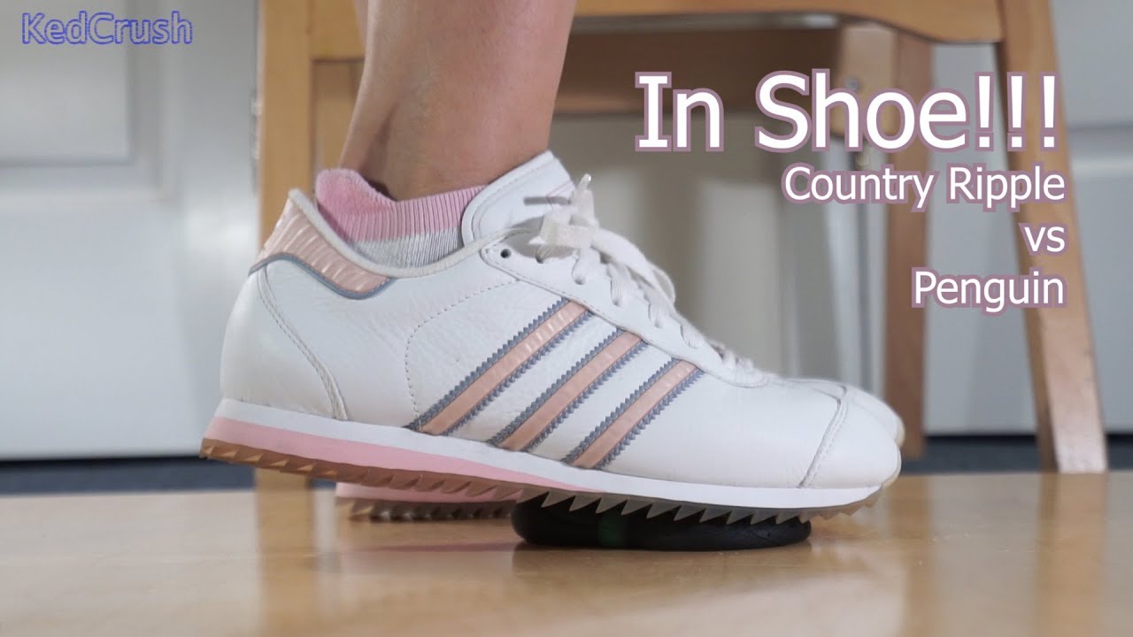 White and Pink SUPER RARE Adidas Country Ripple vs Penguin - YouTube