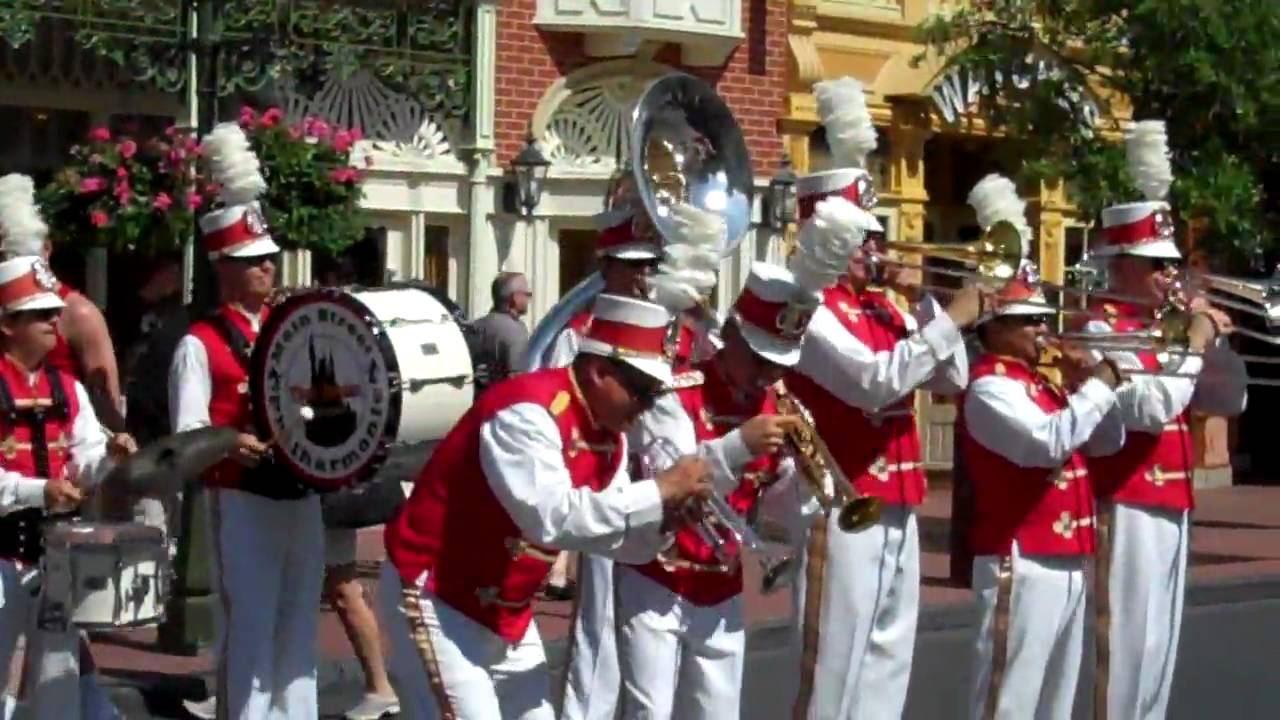 Main Street Philharmonic at Magic Kingdom - YouTube