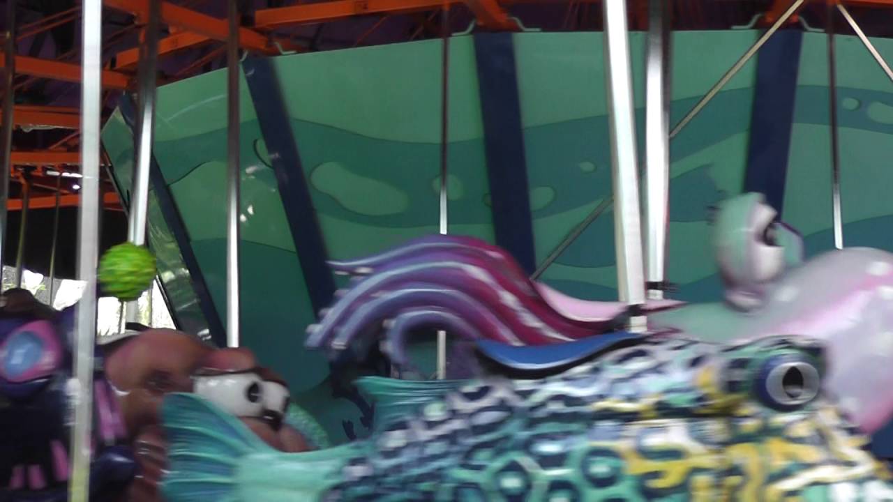 SeaWorld Orlando Happy Harbour Carousel - YouTube